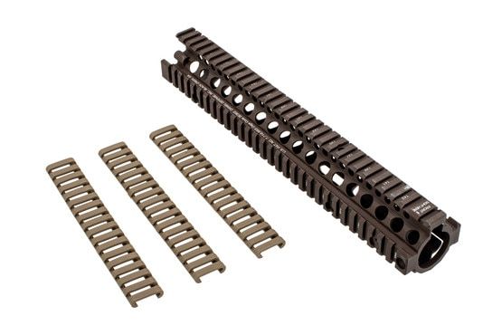 Daniel Defense M4A1 RIS II Quad Rail AR-15 Handguard - FDE - 12.25"