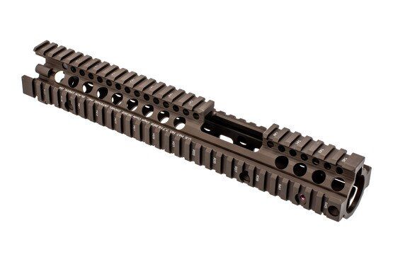 Daniel Defense M4A1 FSP RIS II Quad Rail AR-15 Handguard - FDE - 12.25"