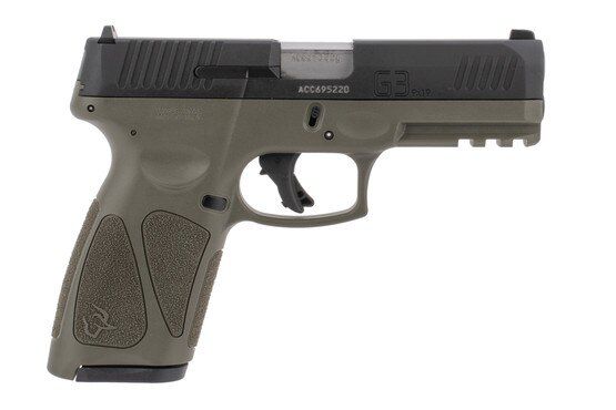 Taurus G3 9mm Full-Size 17 Round Pistol - OD Green - 4"