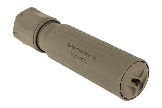 Knight's Armament QDC CRS PRT 5.56 Rifle Suppressor - FDE