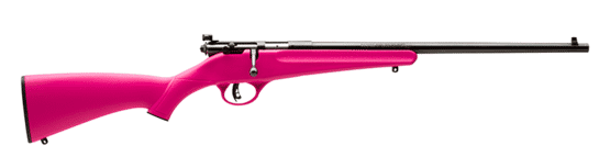 Savage Arms Rascal Single Shot Rifle 22 LR - 16.125" - Blued - Pink Stock