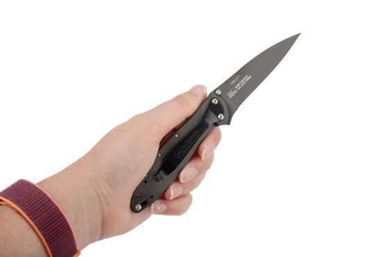 Kershaw Knives Leek Assisted Opening 3" Wharncliffe Blade - Plain Edge ...