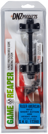 DNZ Game Reaper 30mm Scope Mount - High - Ruger American SA