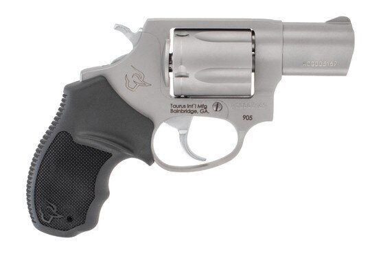 Taurus 905 9mm Revolver - Stainless/Rubber - 2"