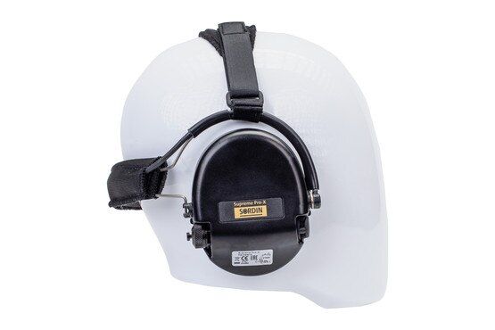 Sordin Supreme Pro-X Hearing Protection - Neckband - Black PVC
