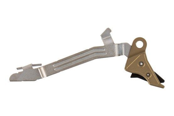 Overwatch Precision Tac Trigger for Glock Gen5 9mm - FDE/Black