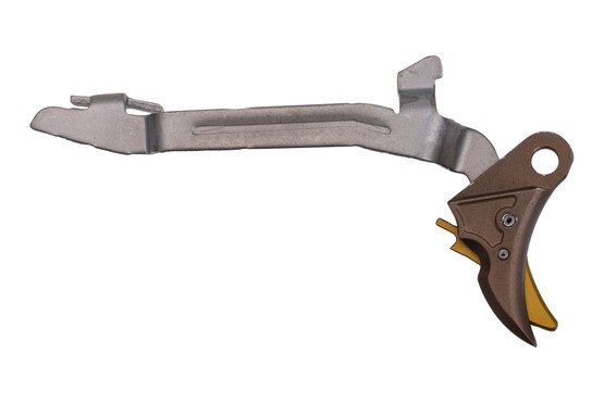 Overwatch Precision FALX Trigger Fits Glock Gen 5 - FDE/Gold
