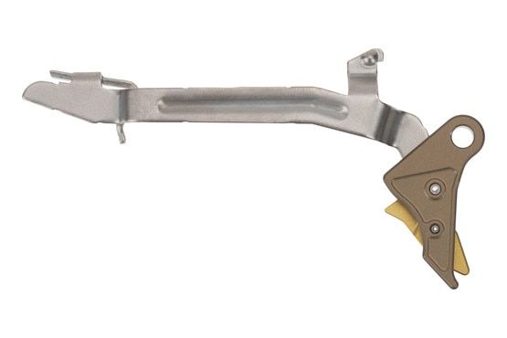 Overwatch Precision Glock 45/10 Large Frame TAC Trigger - FDE/Gold