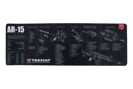 TekMat AR-15 Gun Cleaning Mat - Black