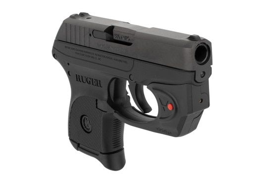Ruger LCP 380 ACP Sub Compact Pistol with Viridian Red Laser - Black ...