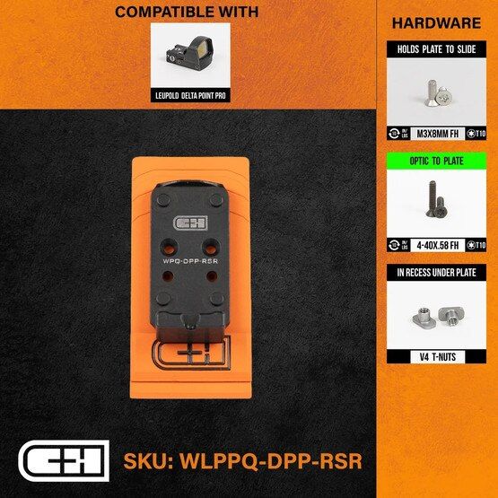 Walther PDP Optic Plate - Leupold Deltapoint Pro