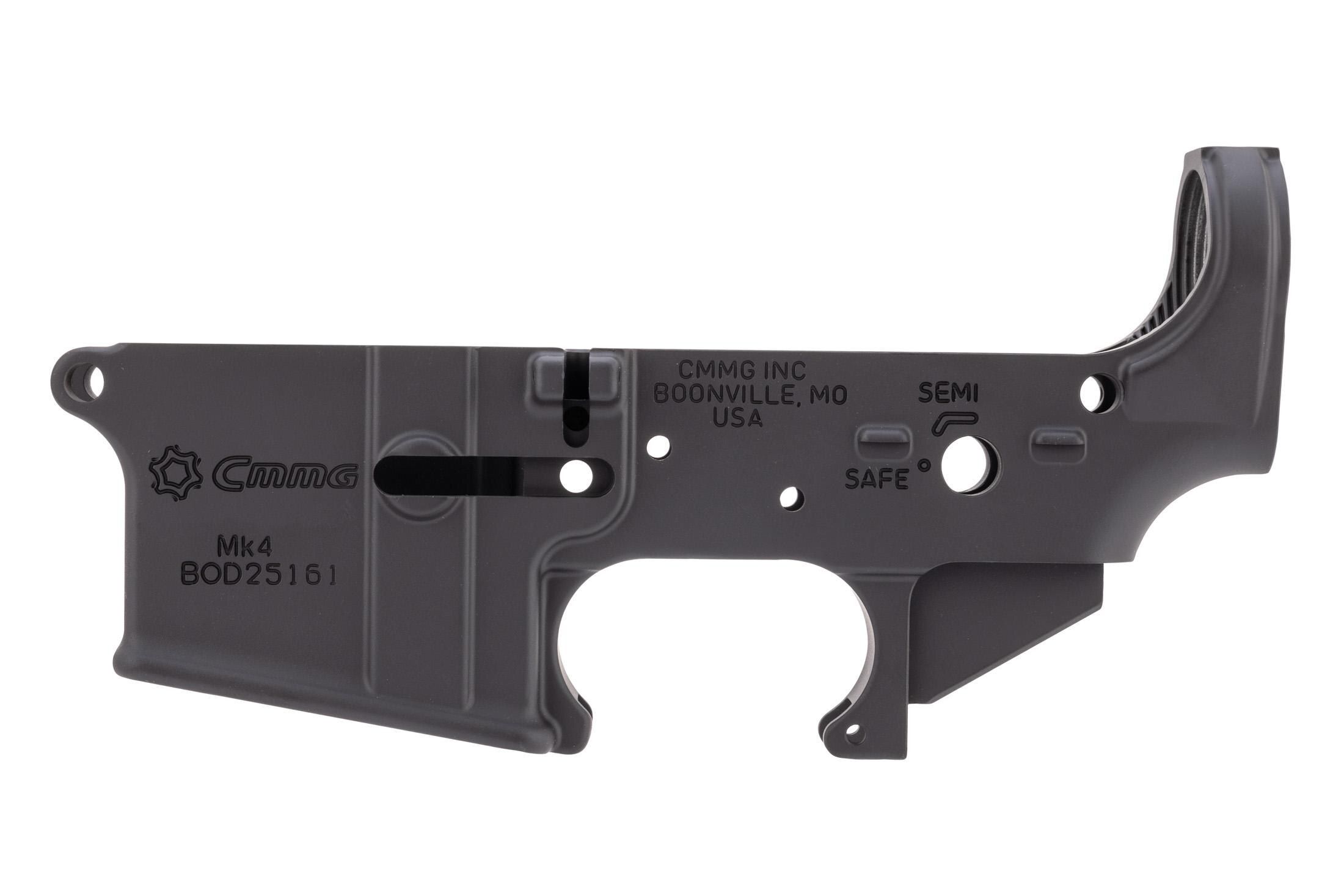 CMMG Mk4/AR15 Stripped Lower Receiver - Armor Black