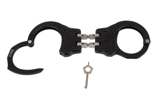 ASP Ultra Cuffs Hinged Handcuffs - Aluminum Bow - 1 Pawl - Black