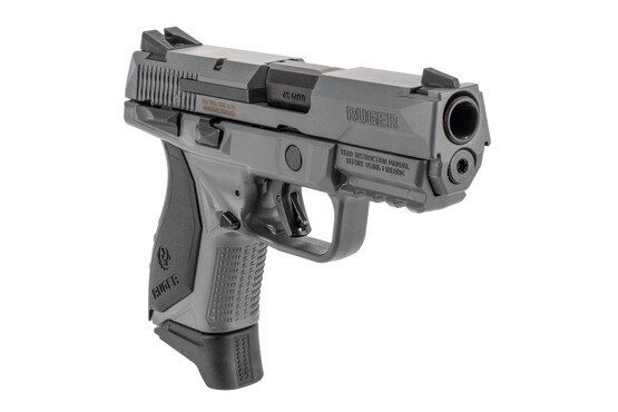 Ruger American Compact 45 ACP Pistol - Manual Safety - Grey - 7 Round