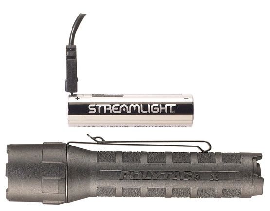Streamlight PolyTac X USB Flashlight With SL-B26 Battery Pack - 600 Lumens