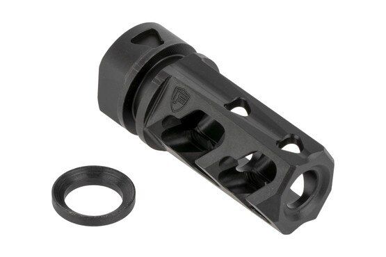 Fortis Control 9mm Muzzle Brake 1/2x36 - Black