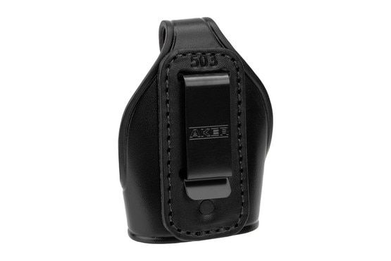 Aker Leather Standard Chain Link Bikini Handcuff Case - Black Plain