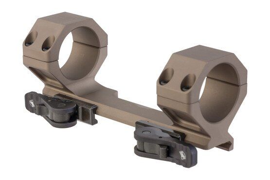 American Defense Delta 34mm QD Mount - 1.23" Height - FDE