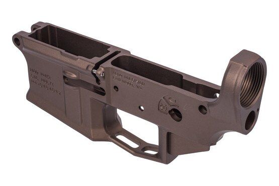 Aero Precision M4E1 Stripped AR-15 Lower Receiver - Kodiak Brown Anodized