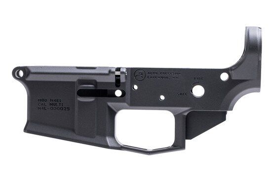 Aero Precision M4E1 Low Profile Stripped AR-15 Lower Receiver - Black