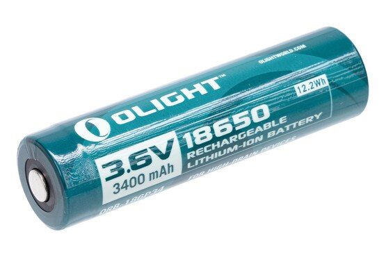Olight ORB-186P34 Protected Button Top 18650 Rechargeable Battery