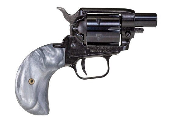 Heritage Arms Barkeep Revolver 22 LR - 1.68" - Black Oxide - Gray Pearl ...