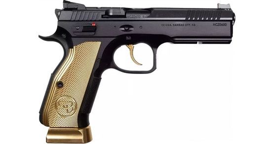 CZ-USA CZ Shadow 2 Gold Digger 9mm DA/SA Semi-Auto Pistol - 4.89 ...