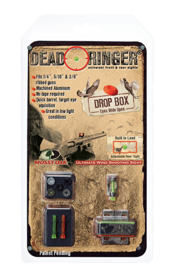 Dead Ringer Universal Orange Lexan Front and Rear Sight for Vent Ribbed ...
