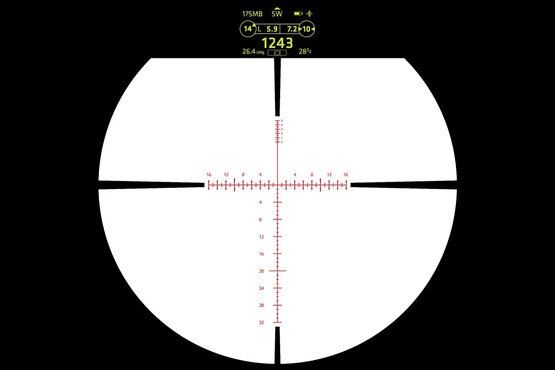 Gunwerks Revic PMR 428 Smart Rifle Scope - Illuminated RT1 MOA Reticle