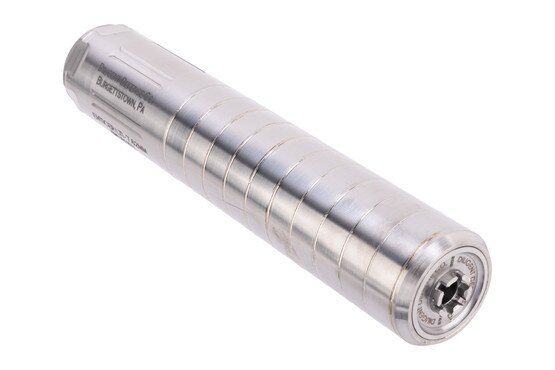 Diligent Defense Enticer L 30 Cal Titanium Suppressor - Mill Finish - 8.25"