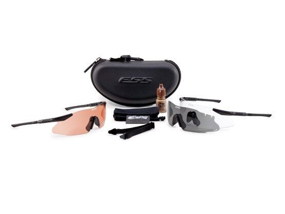 ESS ICE Tactical 2x Dual-Eyeshield Kit - Copper/Smoke Gray/Clear Lenses