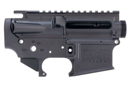 Faxon AR-15 Forged Receiver Set - Anodized Black