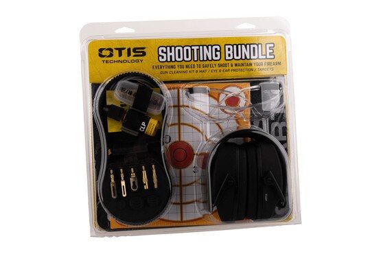 Otis Shooting Bundle with Cleaning Kit and Hearing Protection