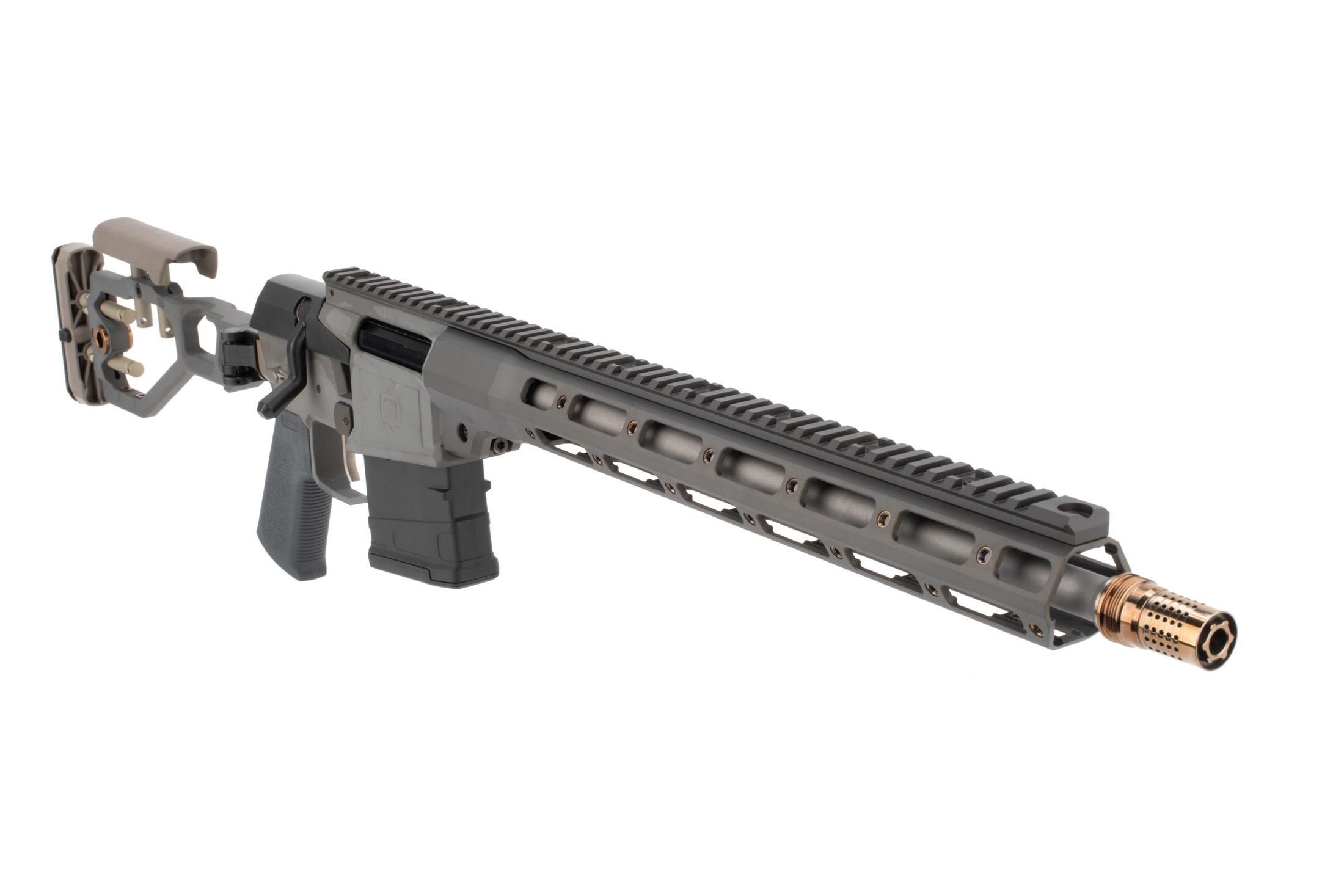 Q The Fix 6.5 Creedmoor Bolt Action Rifle With Folding Stock - Grey - 16"