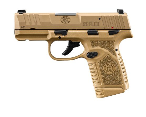 FN America FN Reflex 9mm Pistol - Flat Dark Earth PVD - 10rd - 3.3"