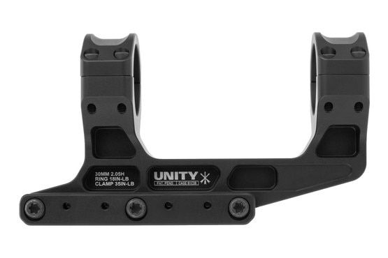 Unity Tactical FAST - LPVO Mount - 30mm - 2.05 Centerline - Black