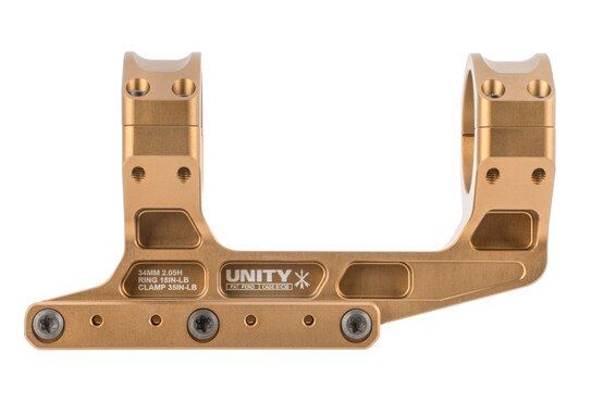 Unity Tactical FAST LPVO Mount - 34mm - 2.05 Centerline - FDE