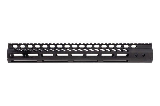 Guntec USA Ultra-Lightweight Thin AR-10 M-LOK Handguard - Black - 15"