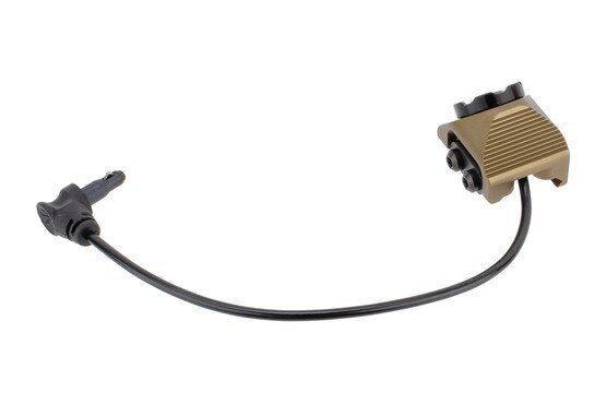 Unity Tactical Rail Mount Hot Button with 7" Cable - Laser - FDE