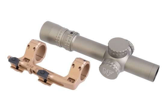 NightForce NX8 1-8x24 FFP FDE Scope FC-DMX Reticle with Reptilia Corp ...