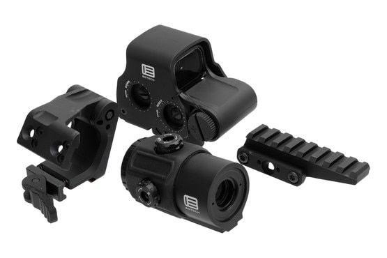 EOTECH EXPS2-0 & G43 3x Magnifier with Unity FAST Mounts - Black