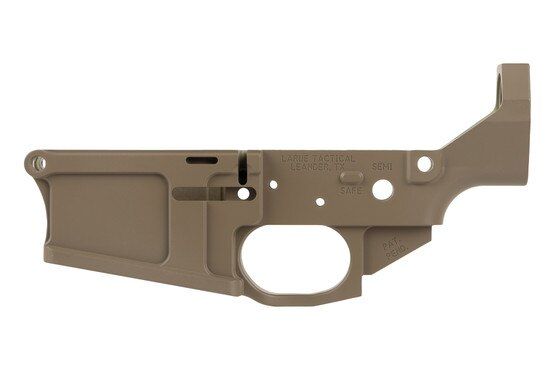 LaRue Tactical AR-10 Lower Receiver - FDE Cerakoted - Cosmetic Blem