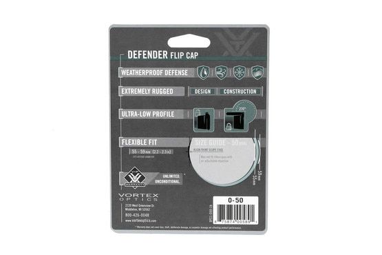 Vortex Optics Defender Flip Cap Objective Lens 50 - 55-59mm