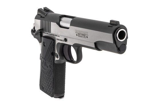 Colt Combat Elite Government 1911 - 45 ACP - 5" - Stainless/Black