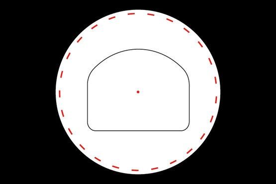Primary Arms PLx HTX-1 Enclosed Reflex Sight - ACSS Vulcan Dot Reticle