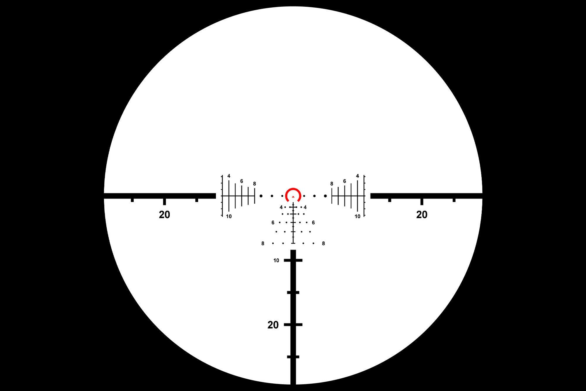 Primary Arms Compact PLxC 1-8x24 FFP RDB Rifle Scope - ACSS Raptor 5.56 ...
