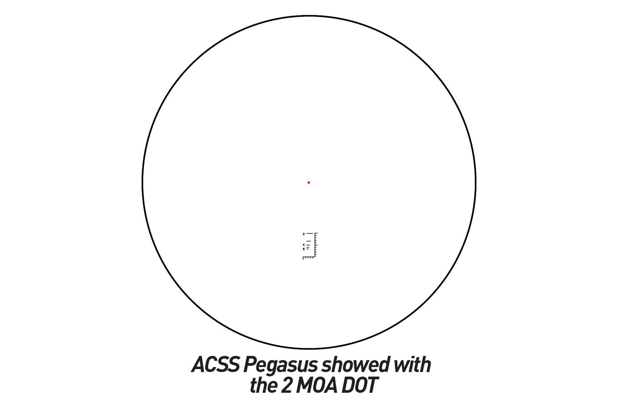 Primary Arms SLx 3X Micro Magnifier - ACSS Pegasus Ranging Reticle