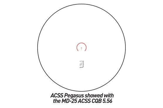 Primary Arms SLx 3X Micro Magnifier - ACSS Pegasus Ranging Reticle