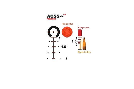 Primary Arms Classic Series 6x32mm Rifle Scope - ACSS Reticle - 22 LR