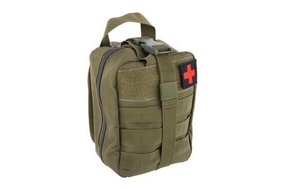 PA Gear First Aid Pouch - OD Green - Empty